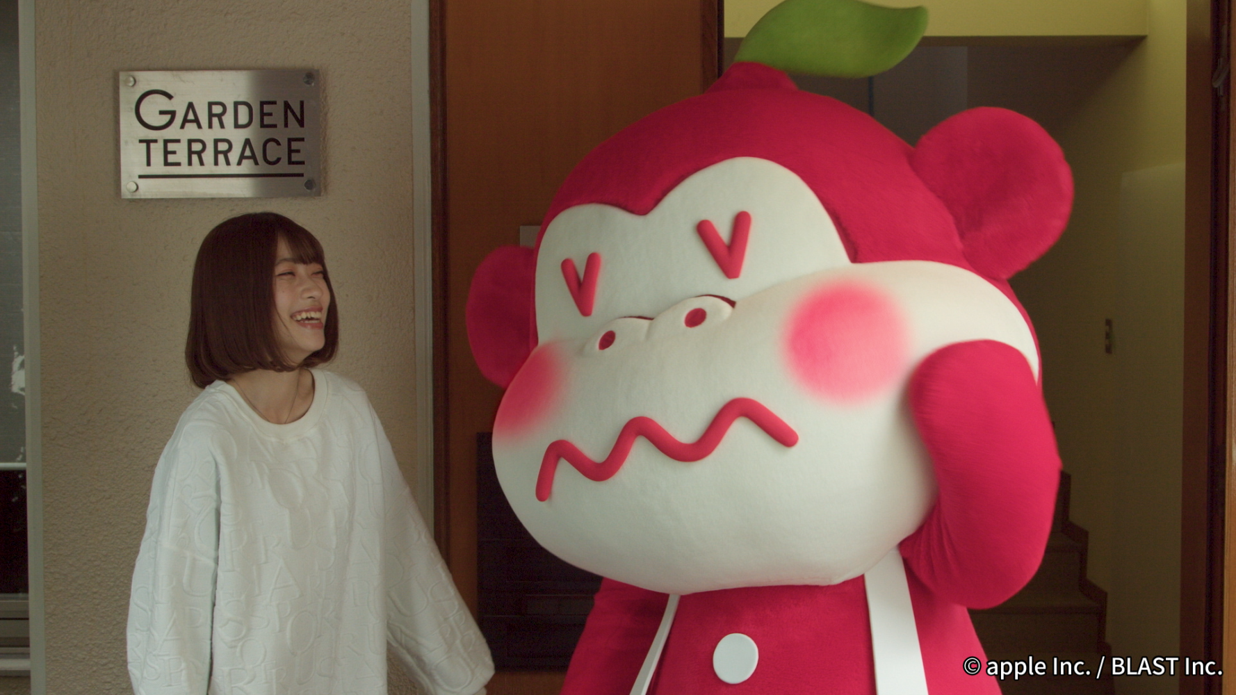 Apple Hikkoshi Center 企业形象代言角色“Ringori-kun”的人物造型、真人版电视剧制作 – BLAST Inc.